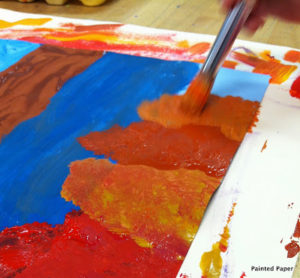 Georgia O’Keeffe’s Falling into Nature – Painted Paper Art