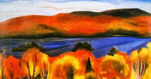Georgia O’Keeffe’s Falling into Nature