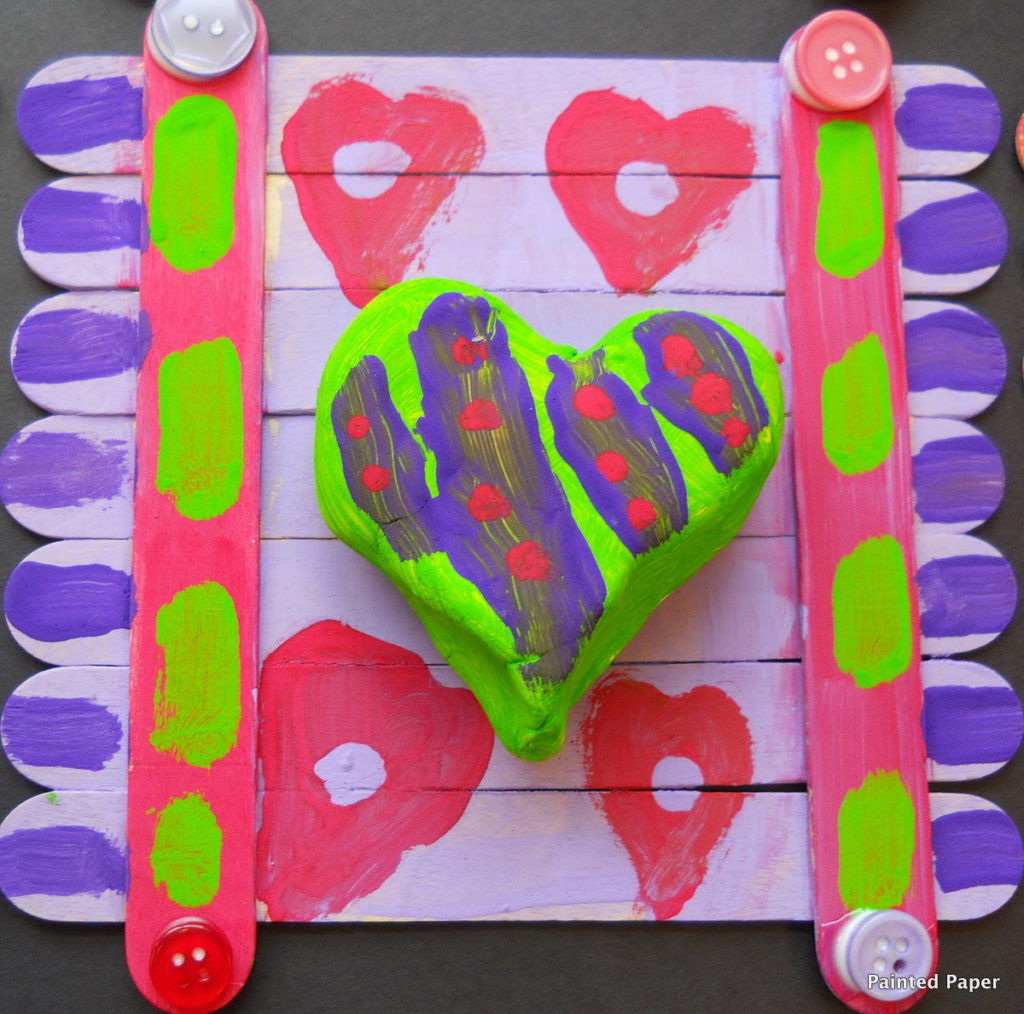 Crazy Hearts Club – Painted Paper Art