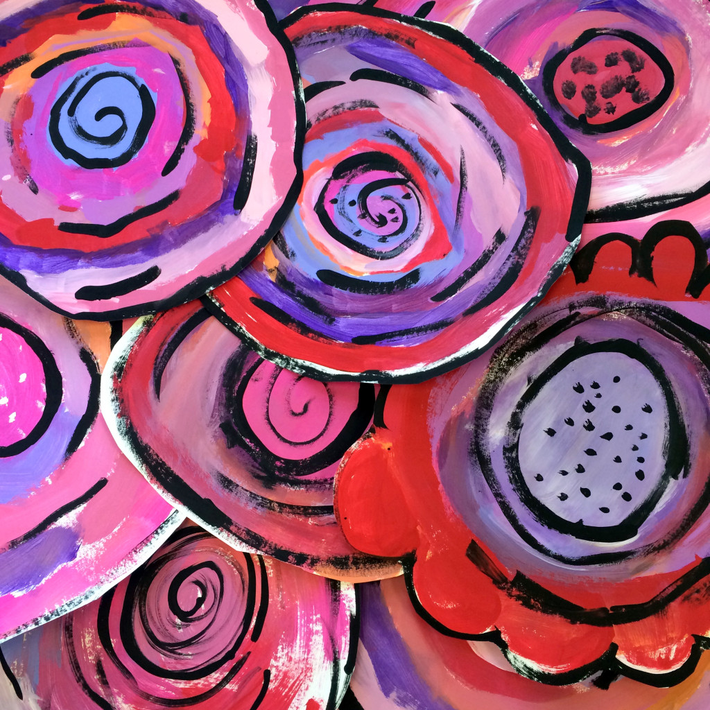 Picasso: Rose Period Hearts and Flowers – Painted Paper Art