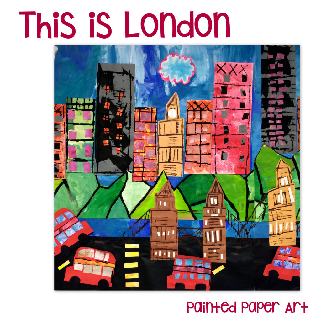 Travel The World of Art: This is London – Painted Paper Art