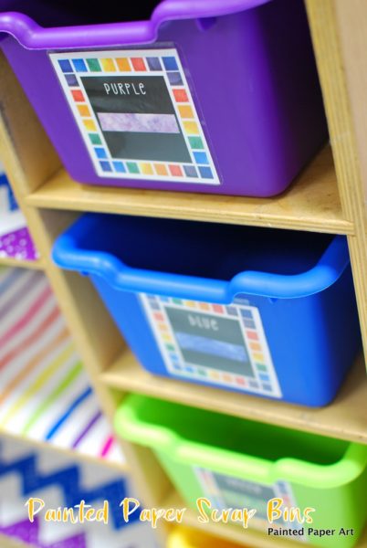 The Organized Art Teacher: Vol 2. Rainbow Art Supply Labels