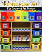 The Organized Art Teacher: Vol 2. Rainbow Art Supply Labels