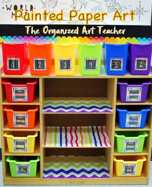 The Organized Art Teacher: Vol 2. Rainbow Art Supply Labels