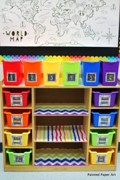 The Organized Art Teacher: Vol 2. Rainbow Art Supply Labels