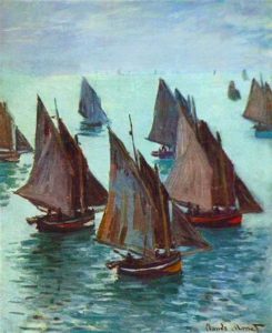 Monet’s Sail Boats