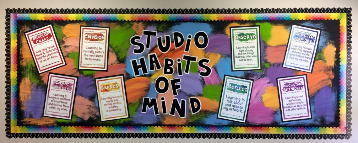Welcome to the Art Studio ~ Studio Habits of Mind