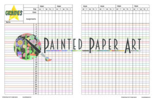 Painted Paper Art’s Full Color K-12 Art Teacher Planner