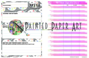 Painted Paper Art’s Full Color K-12 Art Teacher Planner