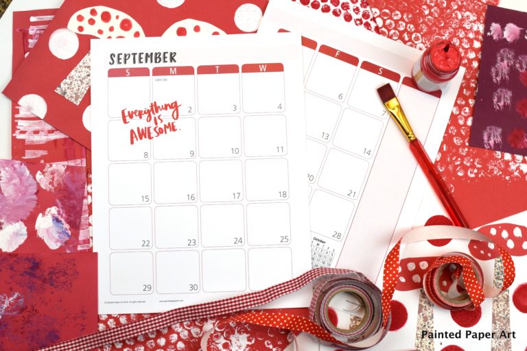 Painted Paper Art’s Full Color K-12 Art Teacher Planner