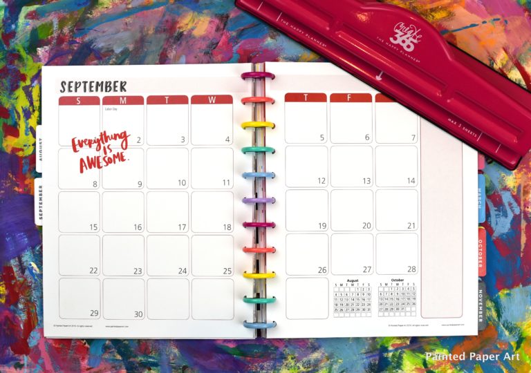 Painted Paper Art’s Full Color K-12 Art Teacher Planner