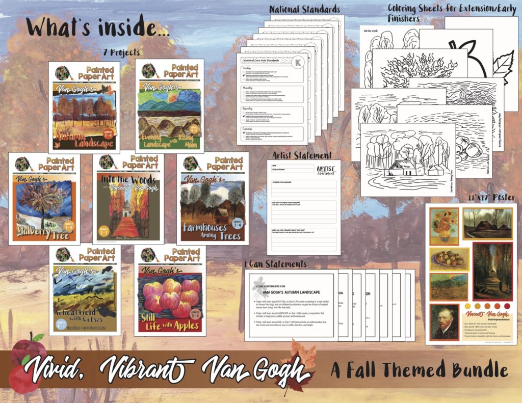 Vivid, Vibrant Van Gogh: A Fall Thematic Bundle