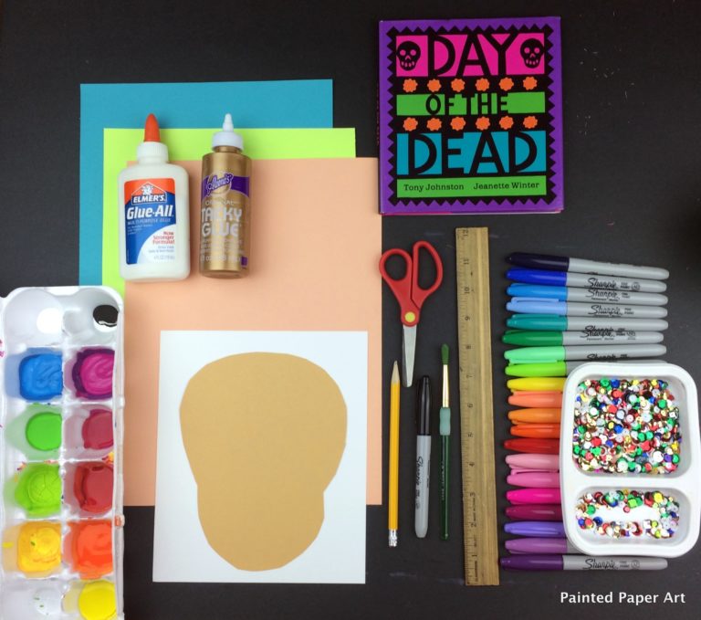 Dia de los Muertos Paper Sugar Skulls