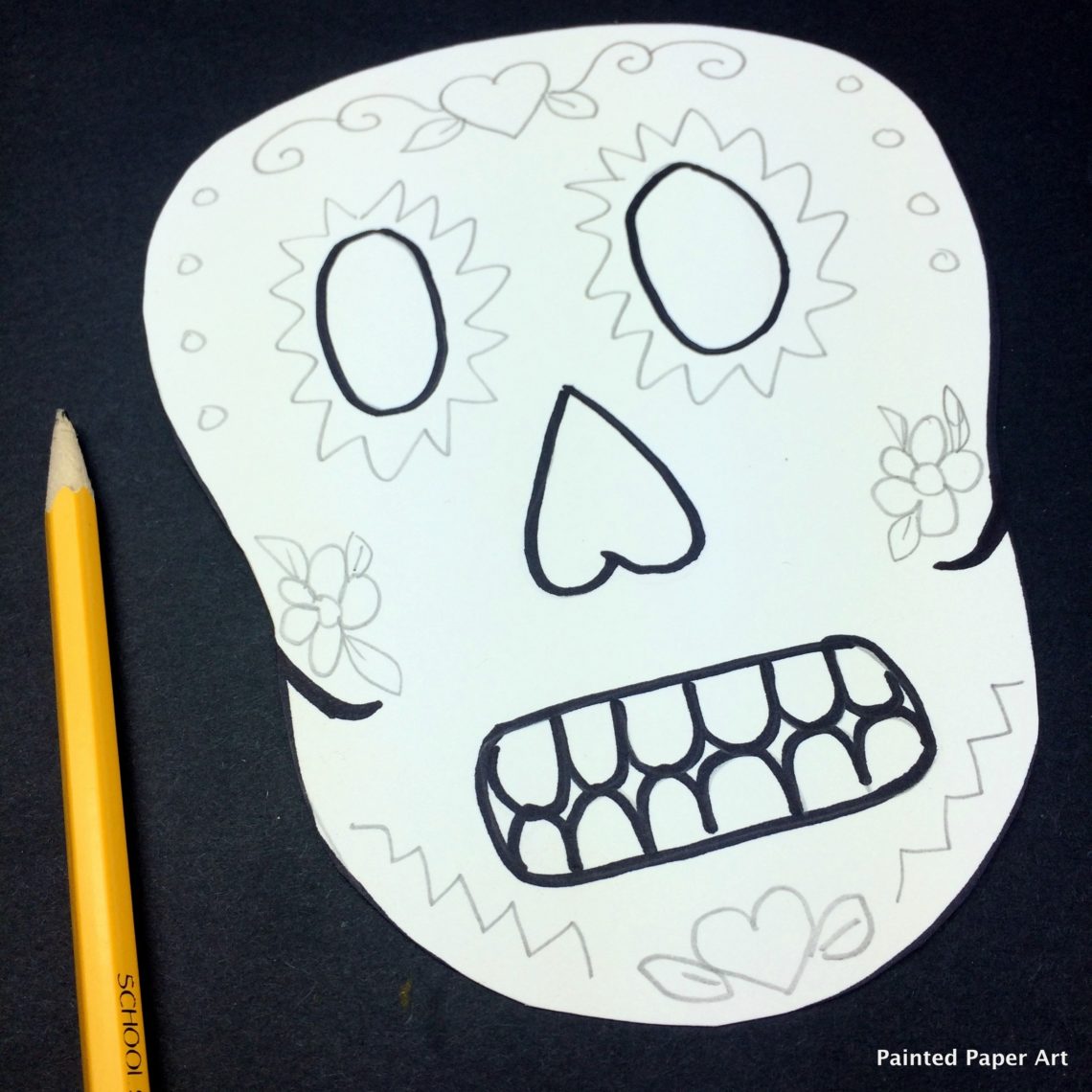 Dia de los Muertos Paper Sugar Skulls