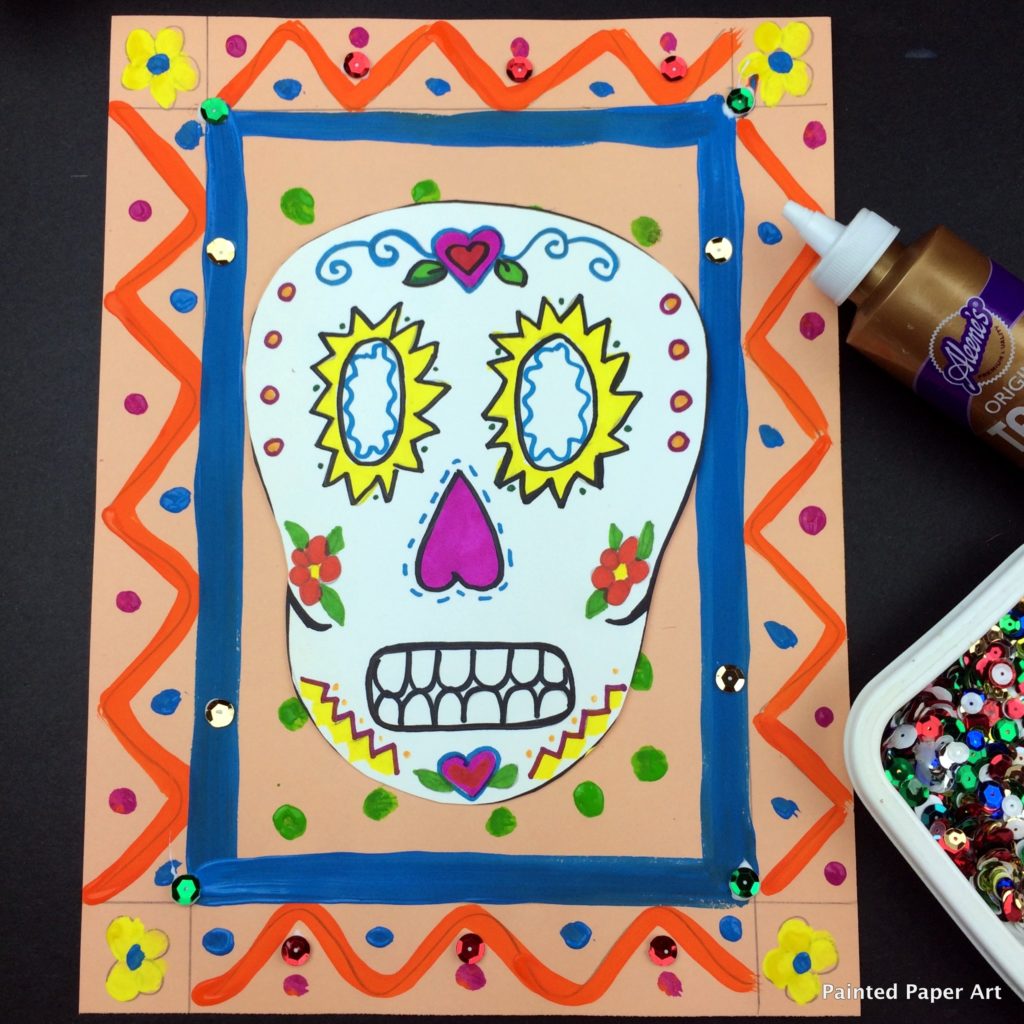 Dia de los Muertos Paper Sugar Skulls