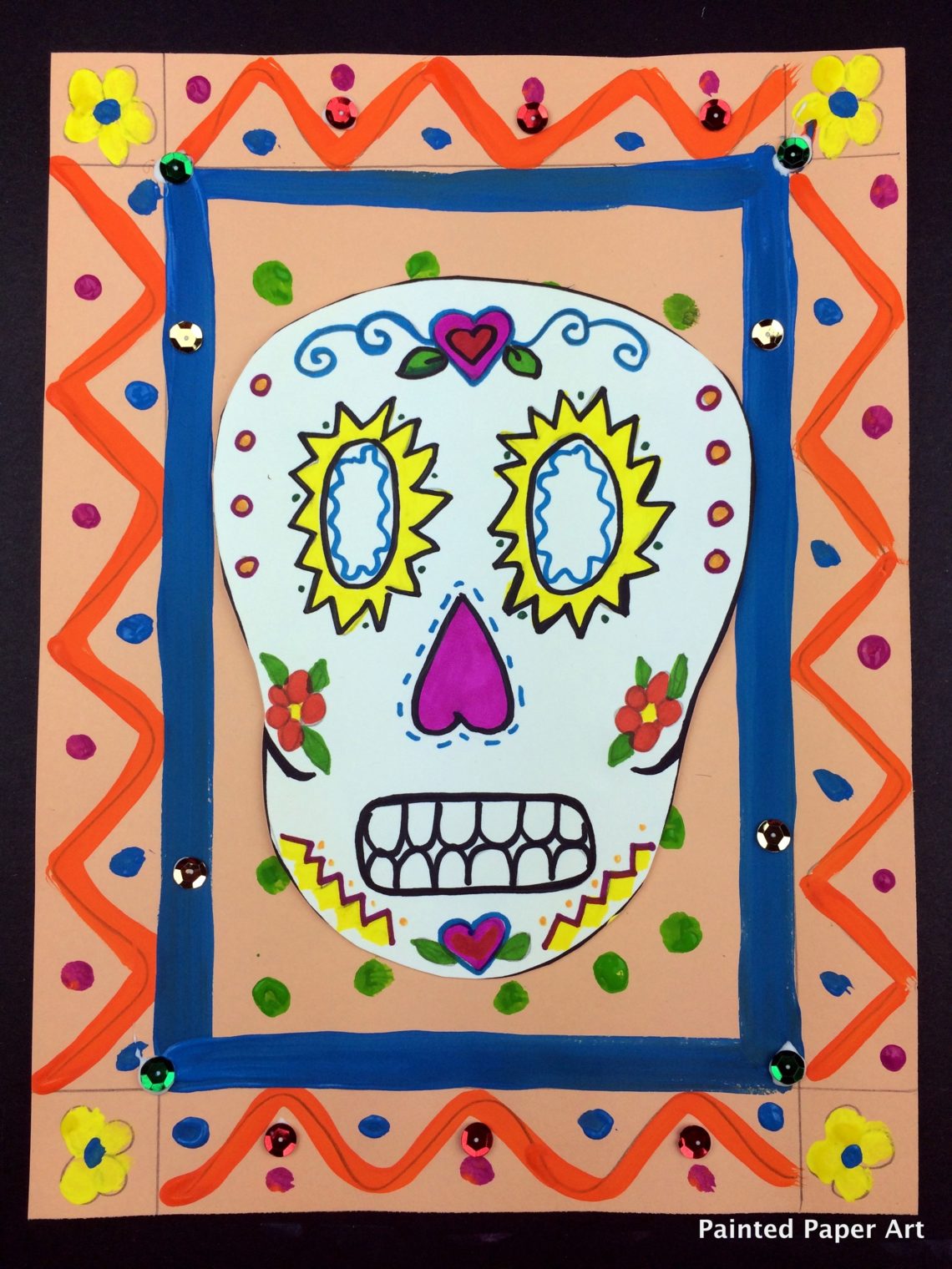 Dia de los Muertos Paper Sugar Skulls