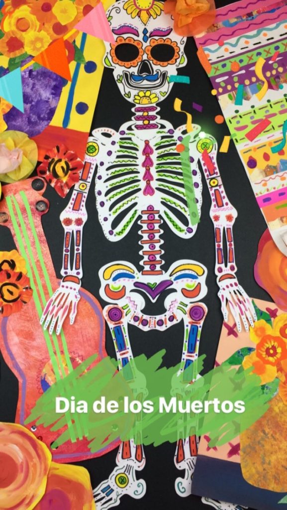 Dia de los Muertos Paper Skeletons
