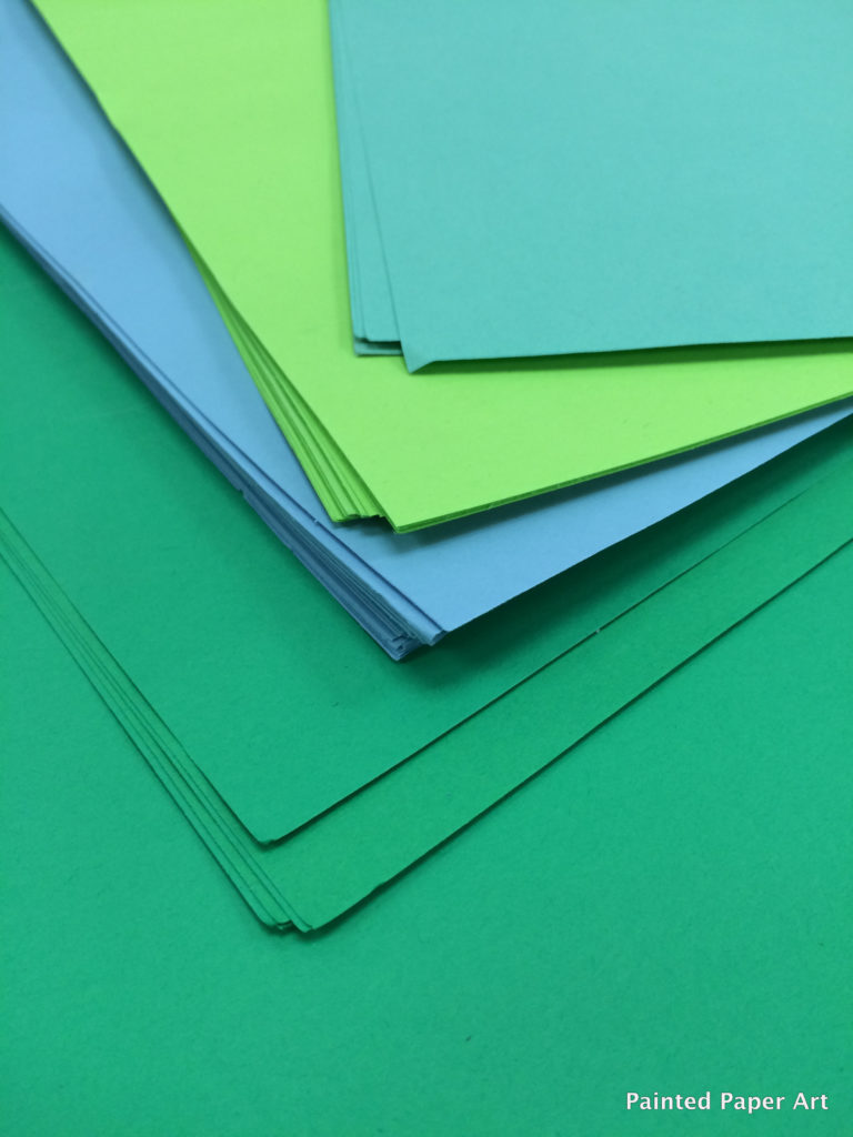 How To Make Painted Papers: The Painted Paper Art Method