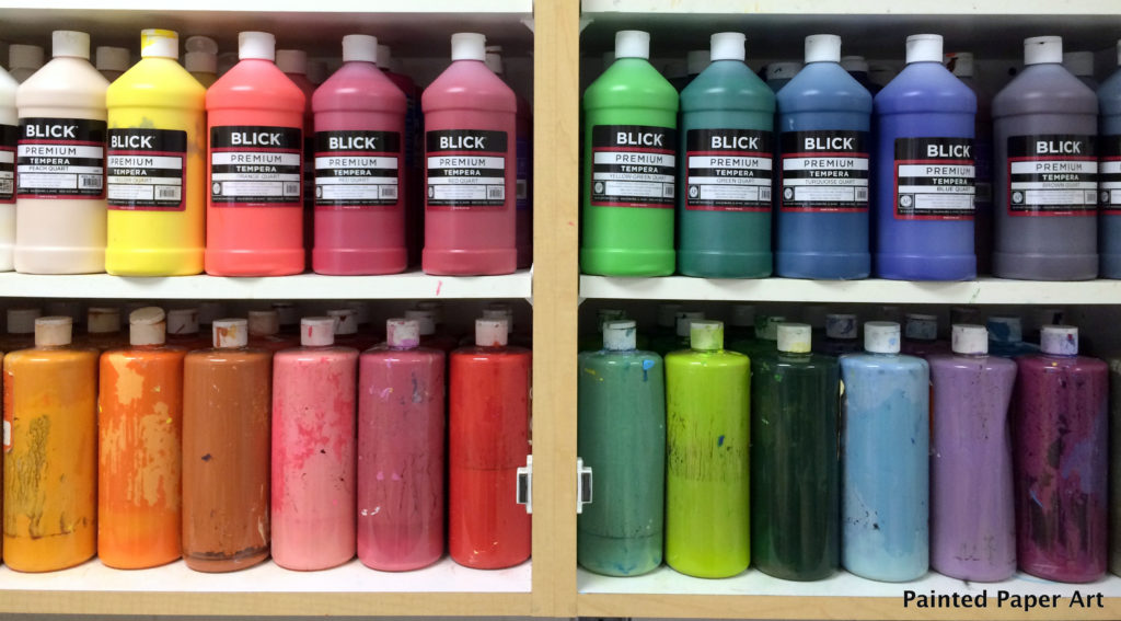 How To Make Painted Papers: The Painted Paper Art Method