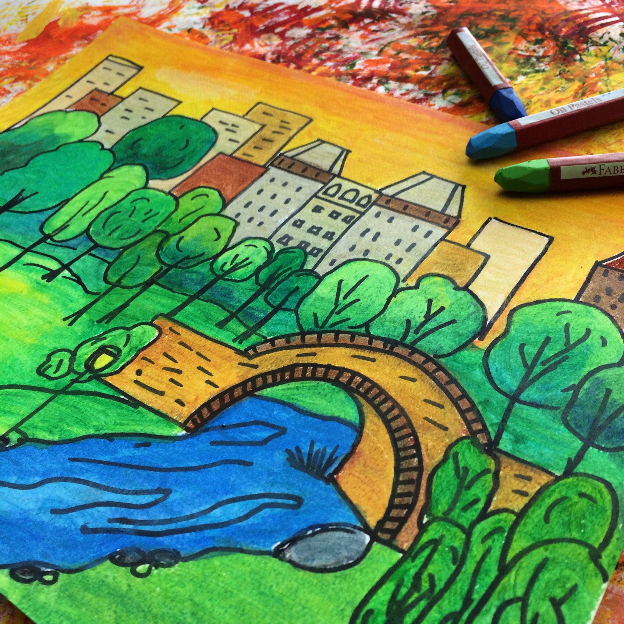 Travel the World of Art: New York – Painted Paper Art