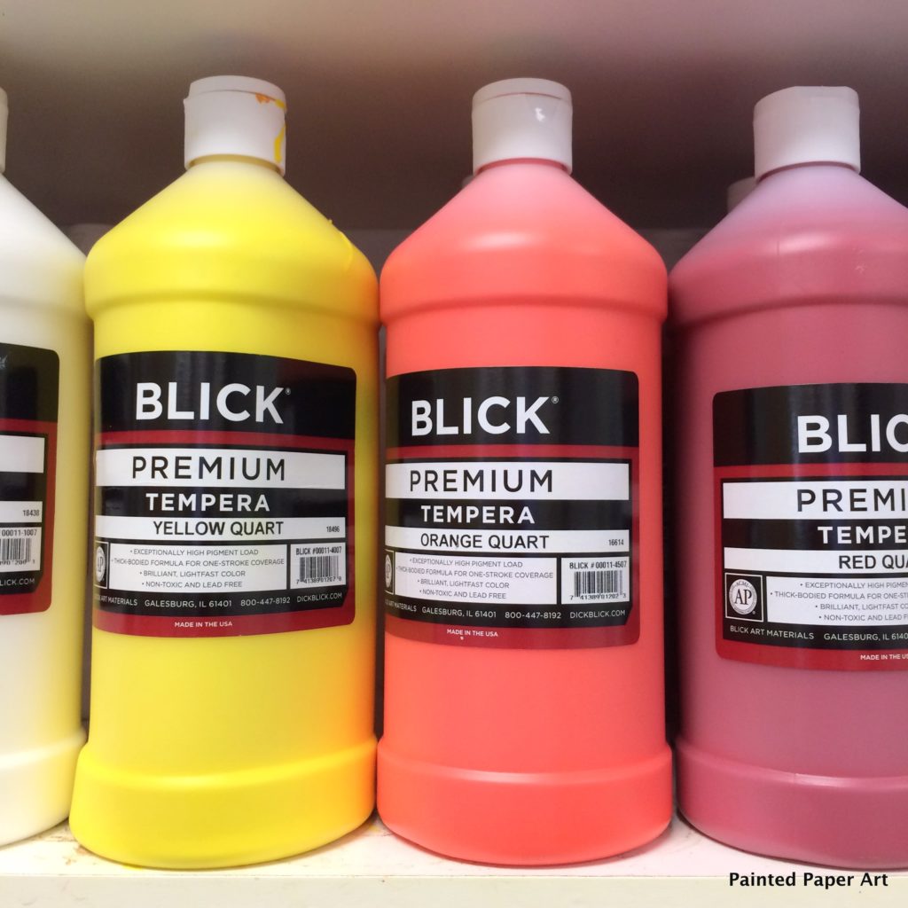 Tempera Paints for Kids