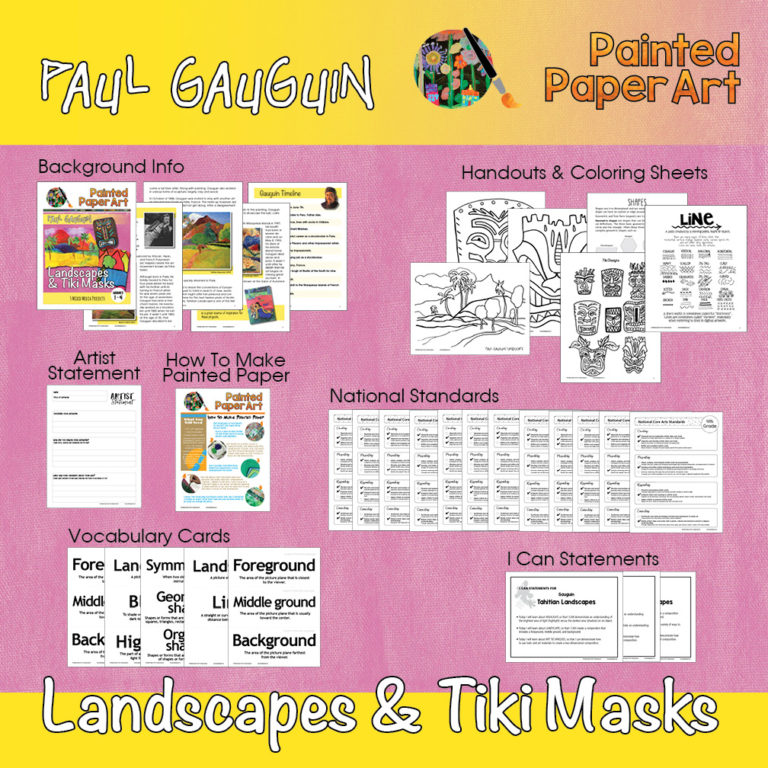 Paul Gauguin: Landscapes and Tiki Sculptures