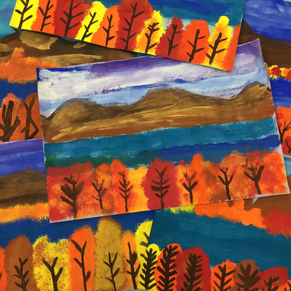 Georgia O’Keeffe’s Falling into Nature – Painted Paper Art