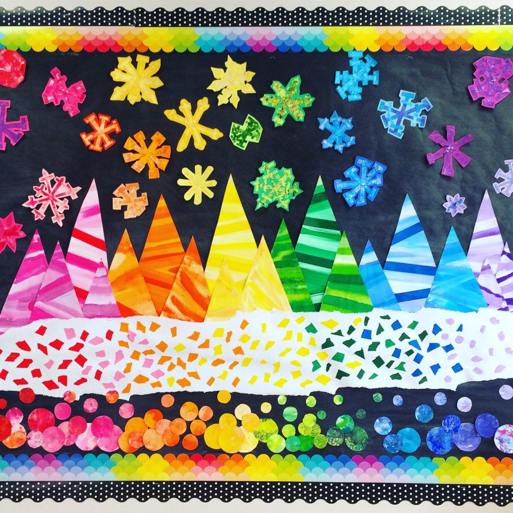 Tutti Frutti Trees – Painted Paper Art
