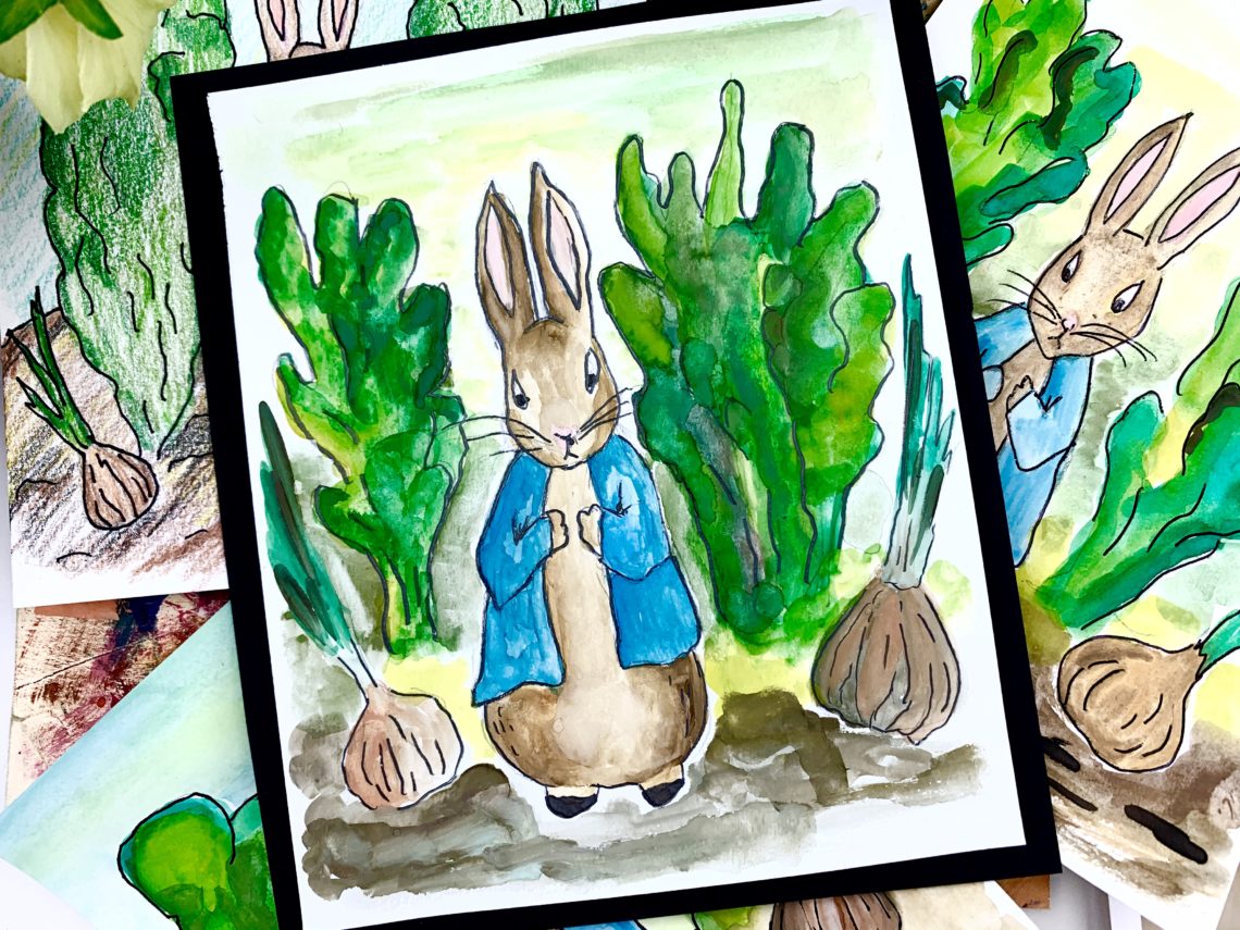 The Tale of Peter Rabbit – Painted Paper Art