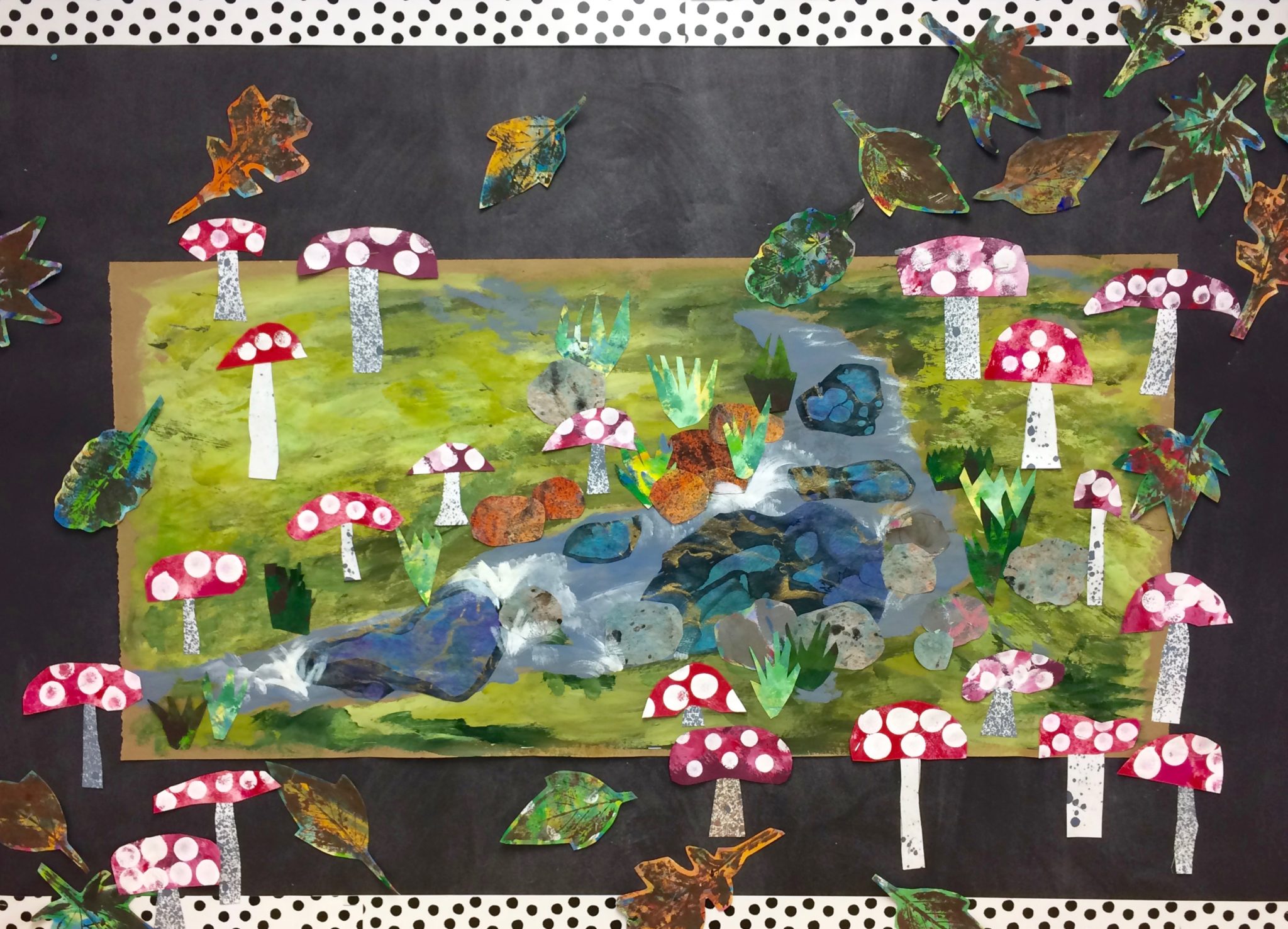 Spotted Red Mushrooms