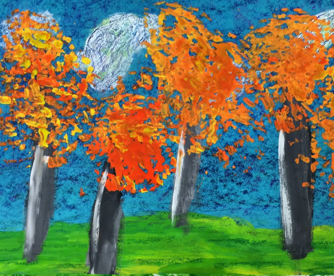 Monet’s Poplar Trees