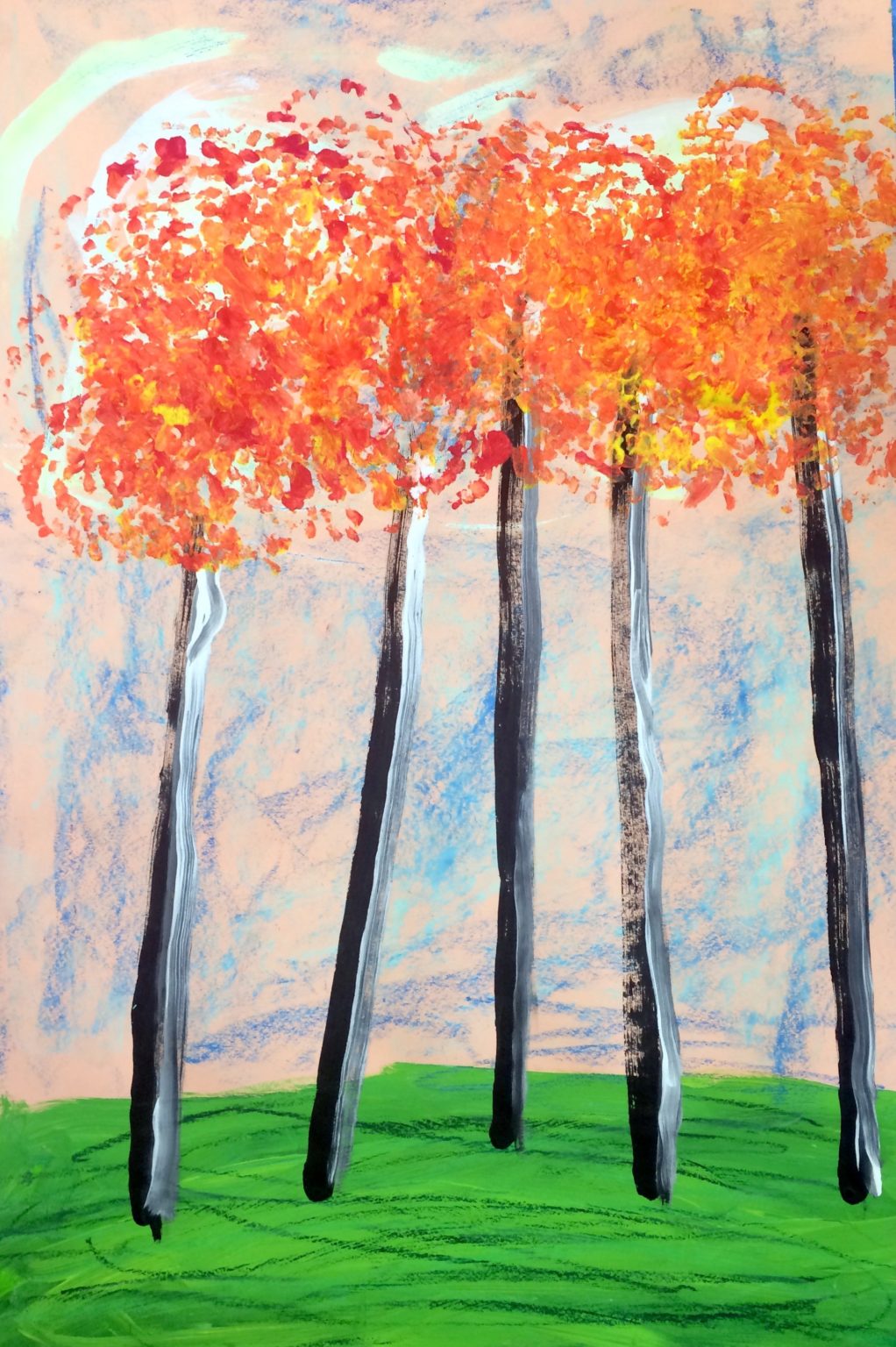 Monet’s Poplar Trees