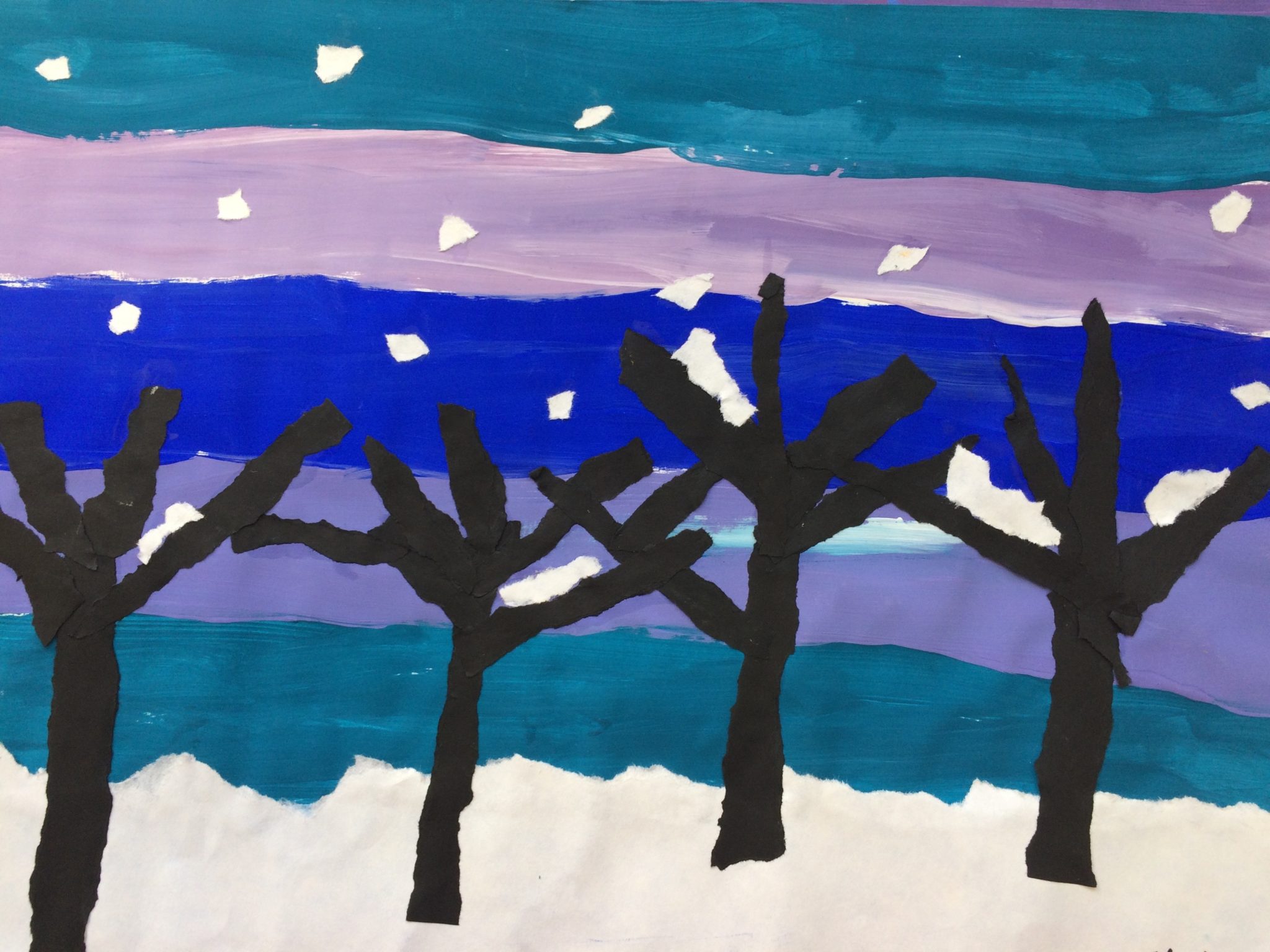 Winter Landscapes With Textured Trees…