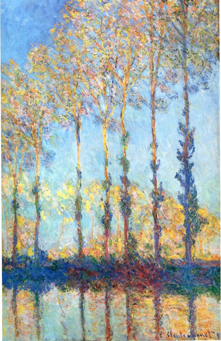Monet’s Poplar Trees