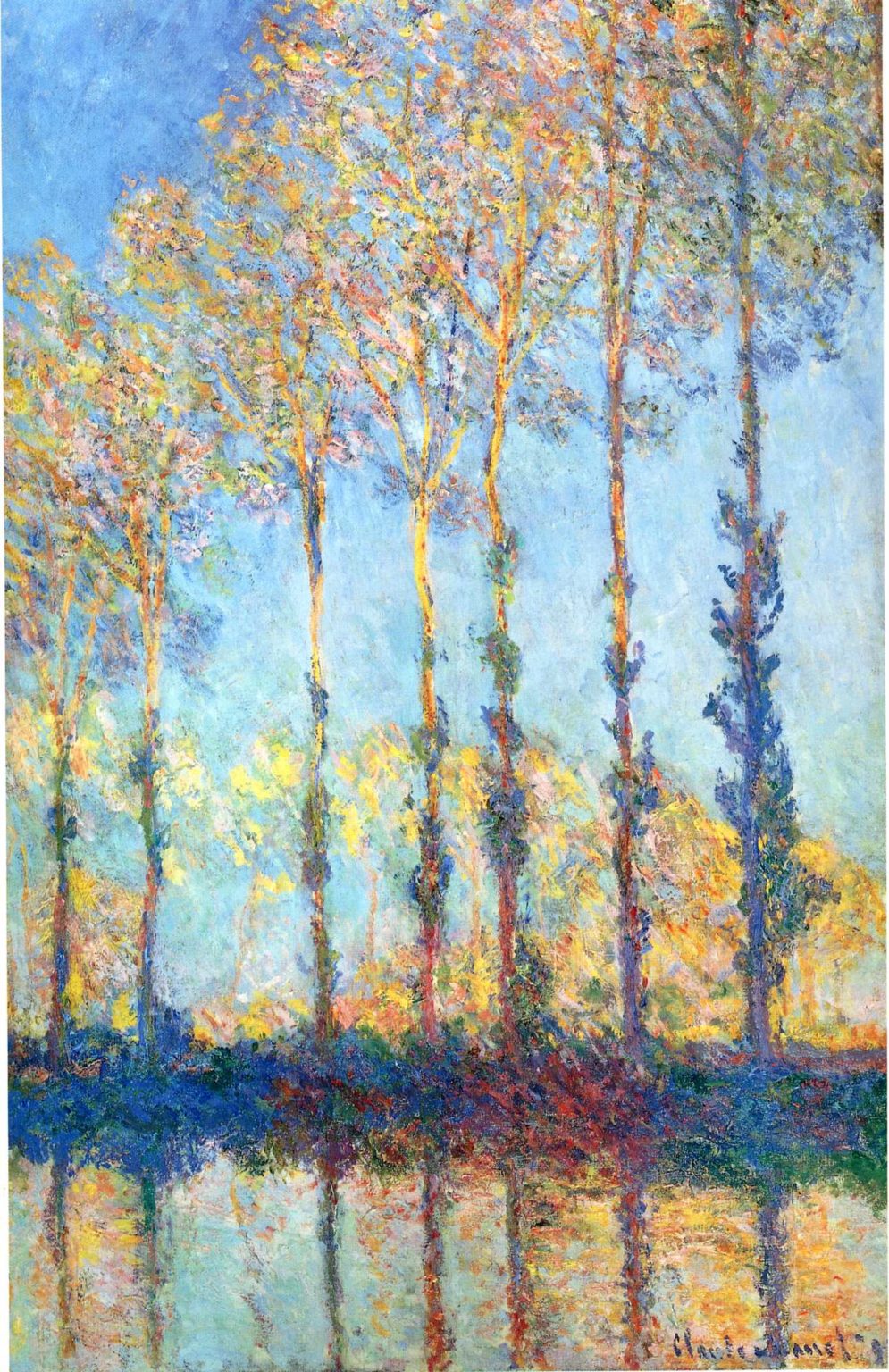Monet’s Poplar Trees