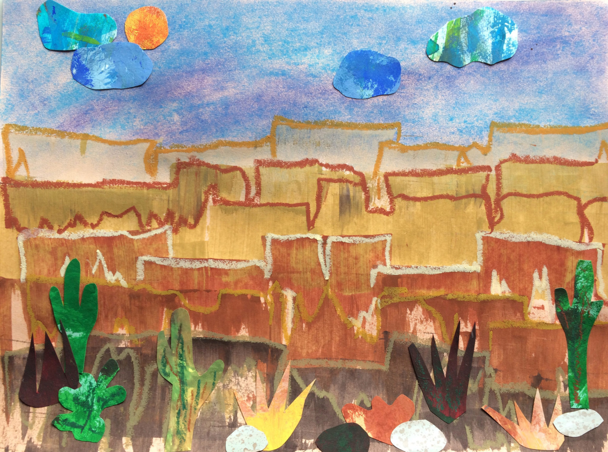 Habitats: Grand Canyon – Painted Paper Art