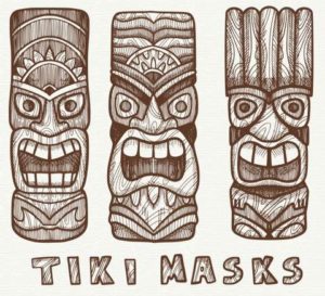 Tahitian Tiki Masks