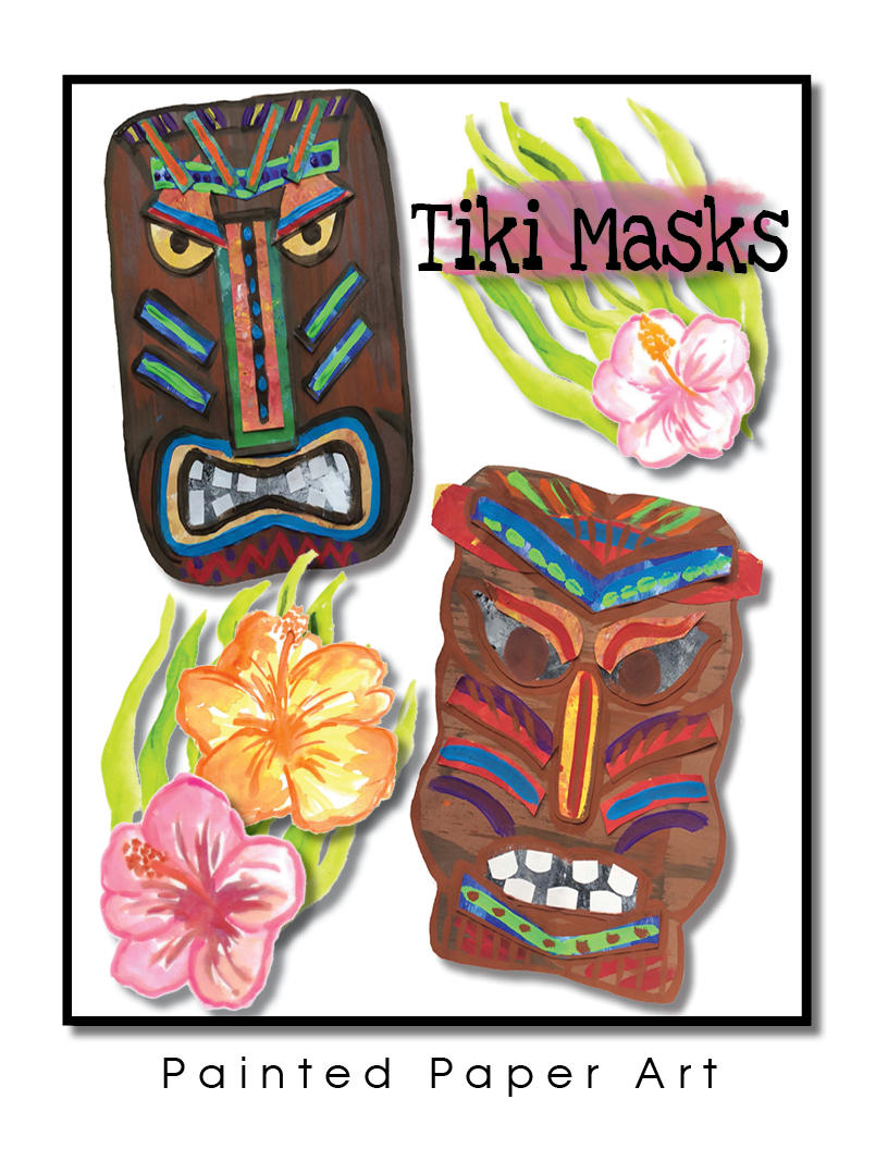 Tahitian Tiki Masks