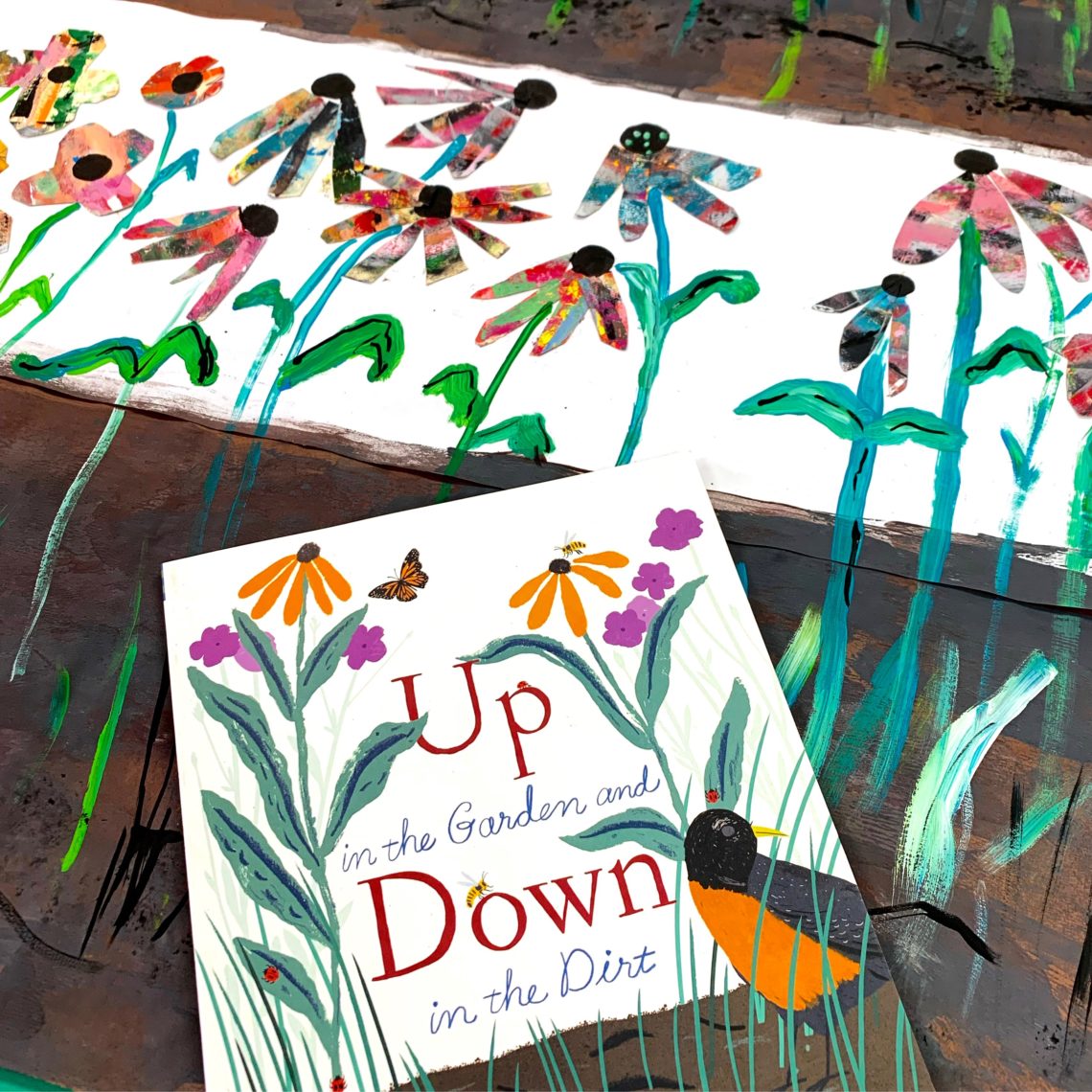 Painted Paper Art – mini masterpieces of art for kids