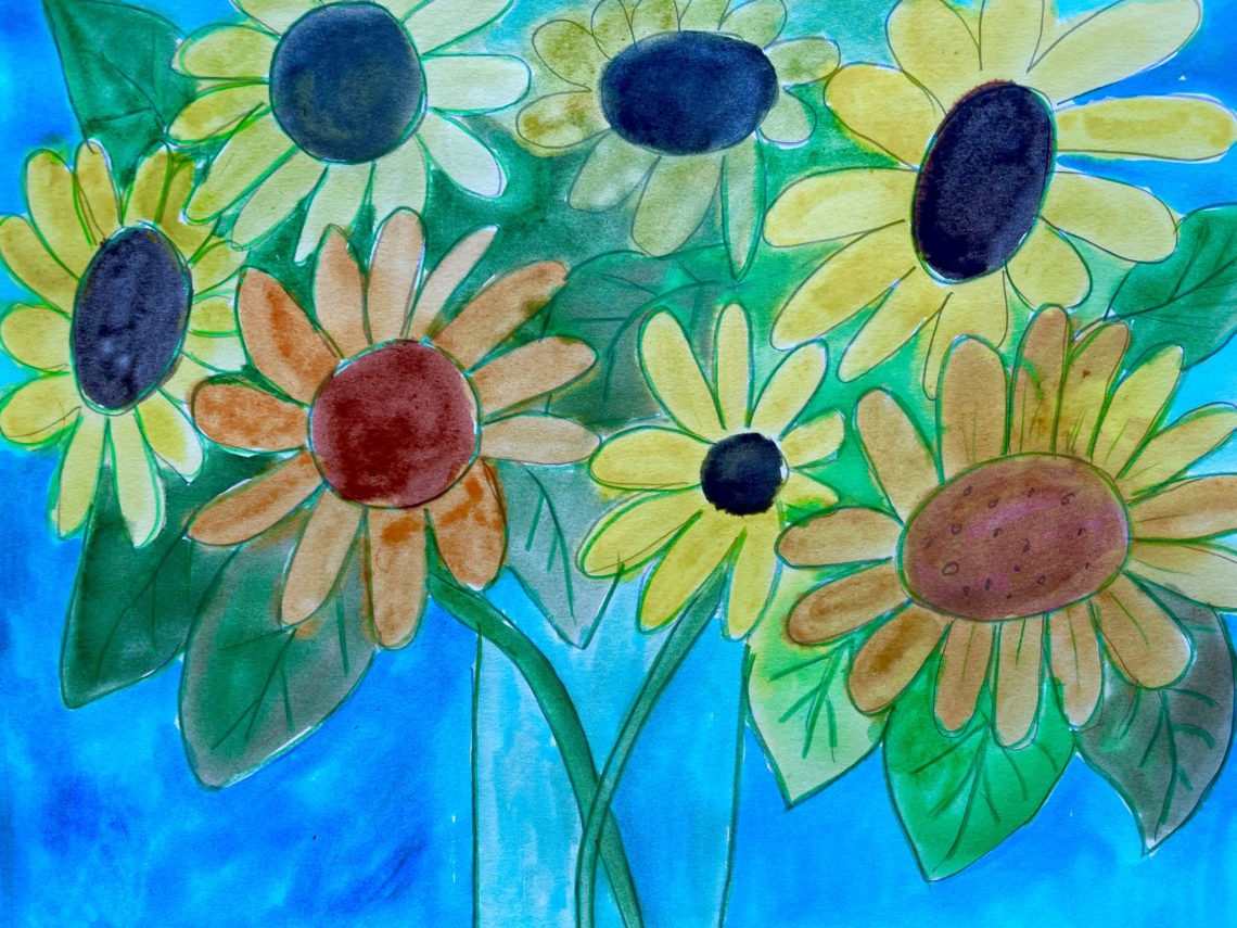 Nature Study: Sunflowers