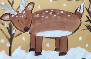 Woodland Wonders: Deer – Painted Paper Art