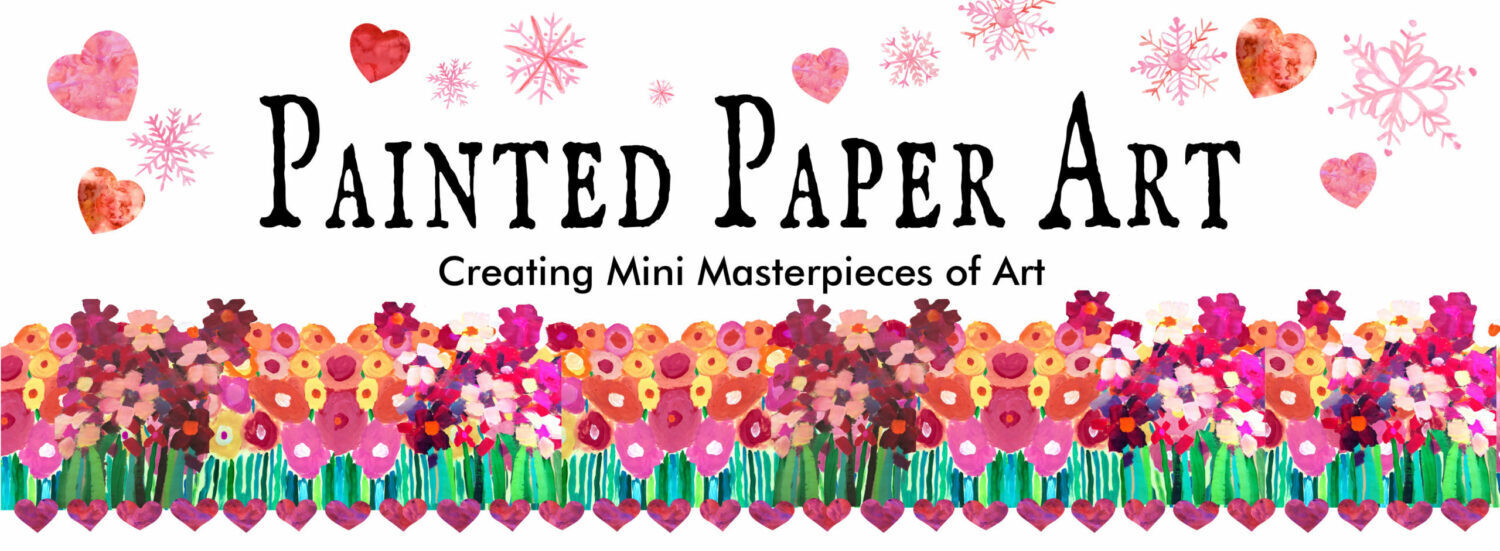 Painted Paper Art – mini masterpieces of art for kids