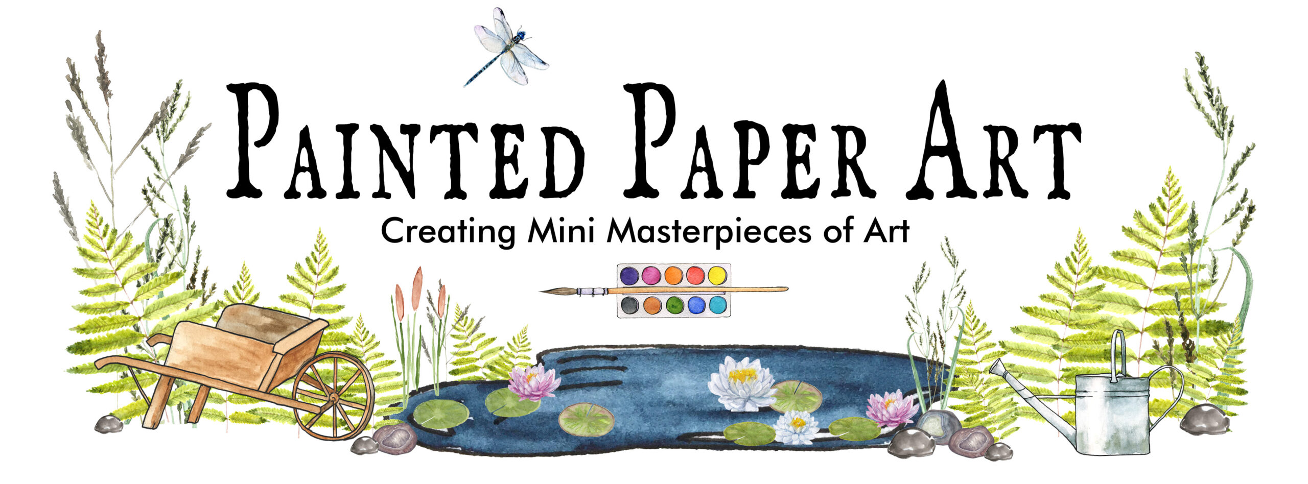 Painted Paper Art - mini masterpieces of art for kids
