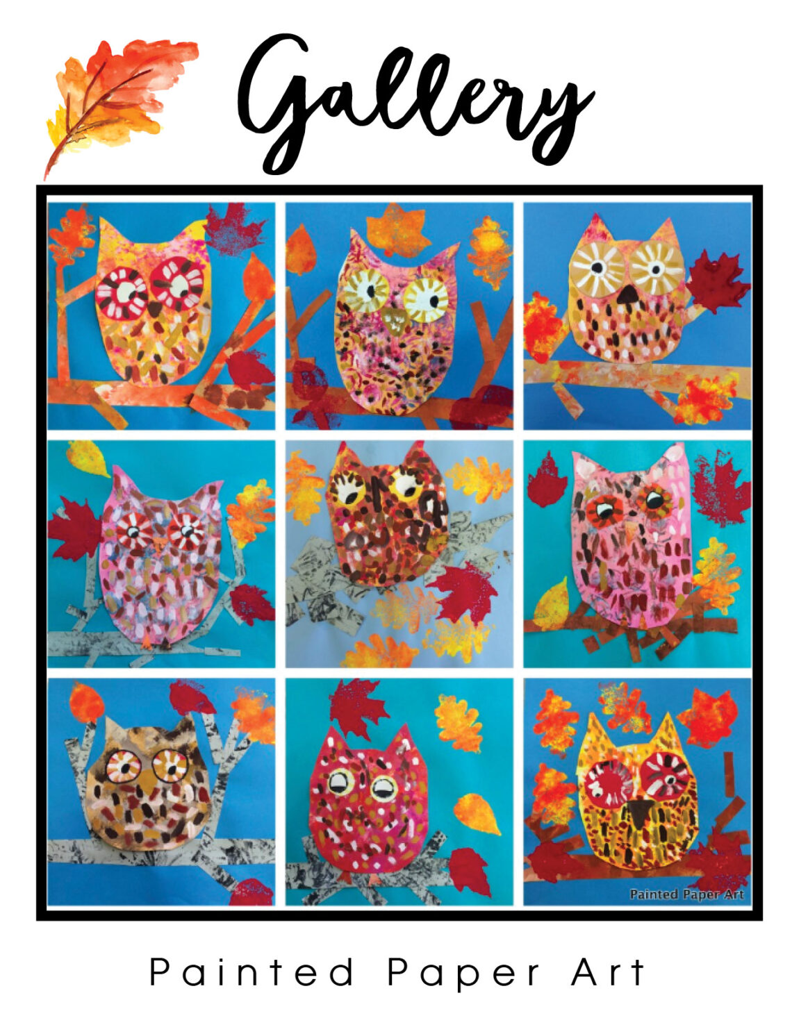 Mixed Media Owls