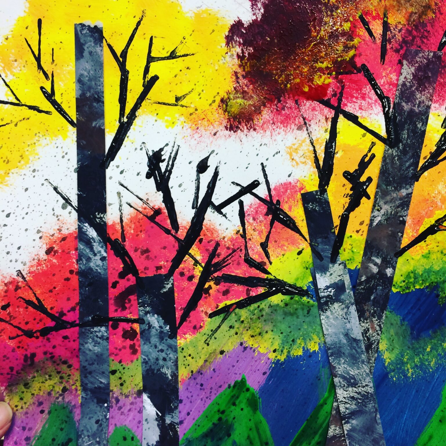 The Forest – Painted Paper Art