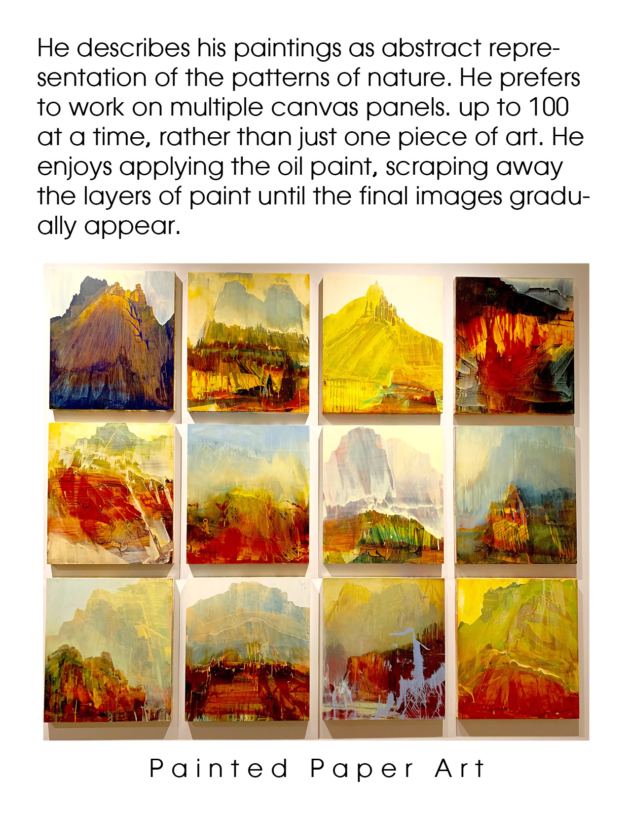 Native American Abstract Landscapes