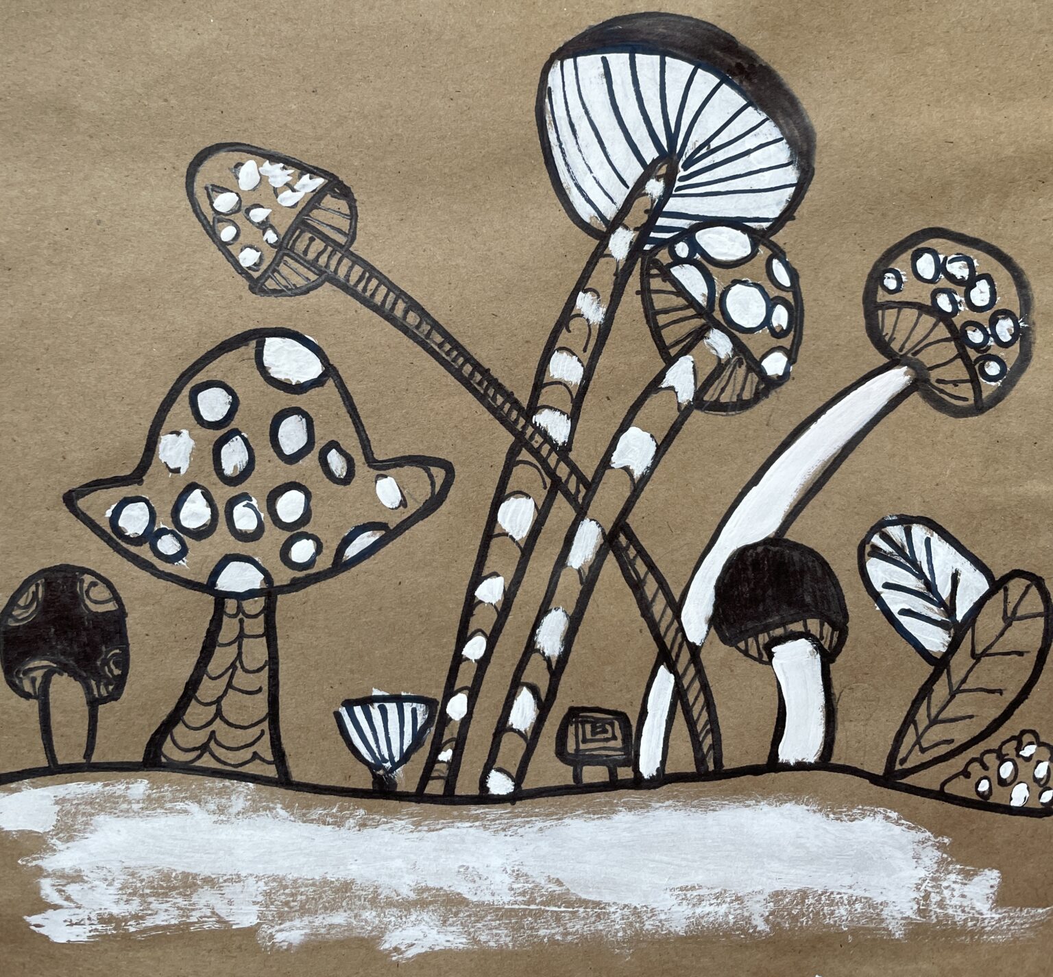 Painted Paper Art – mini masterpieces of art for kids