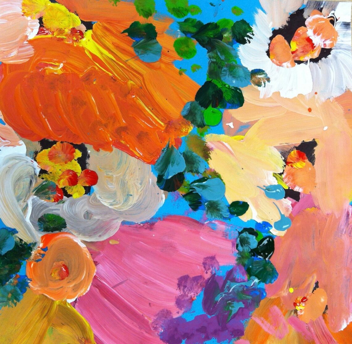 Painted Paper Art – mini masterpieces of art for kids