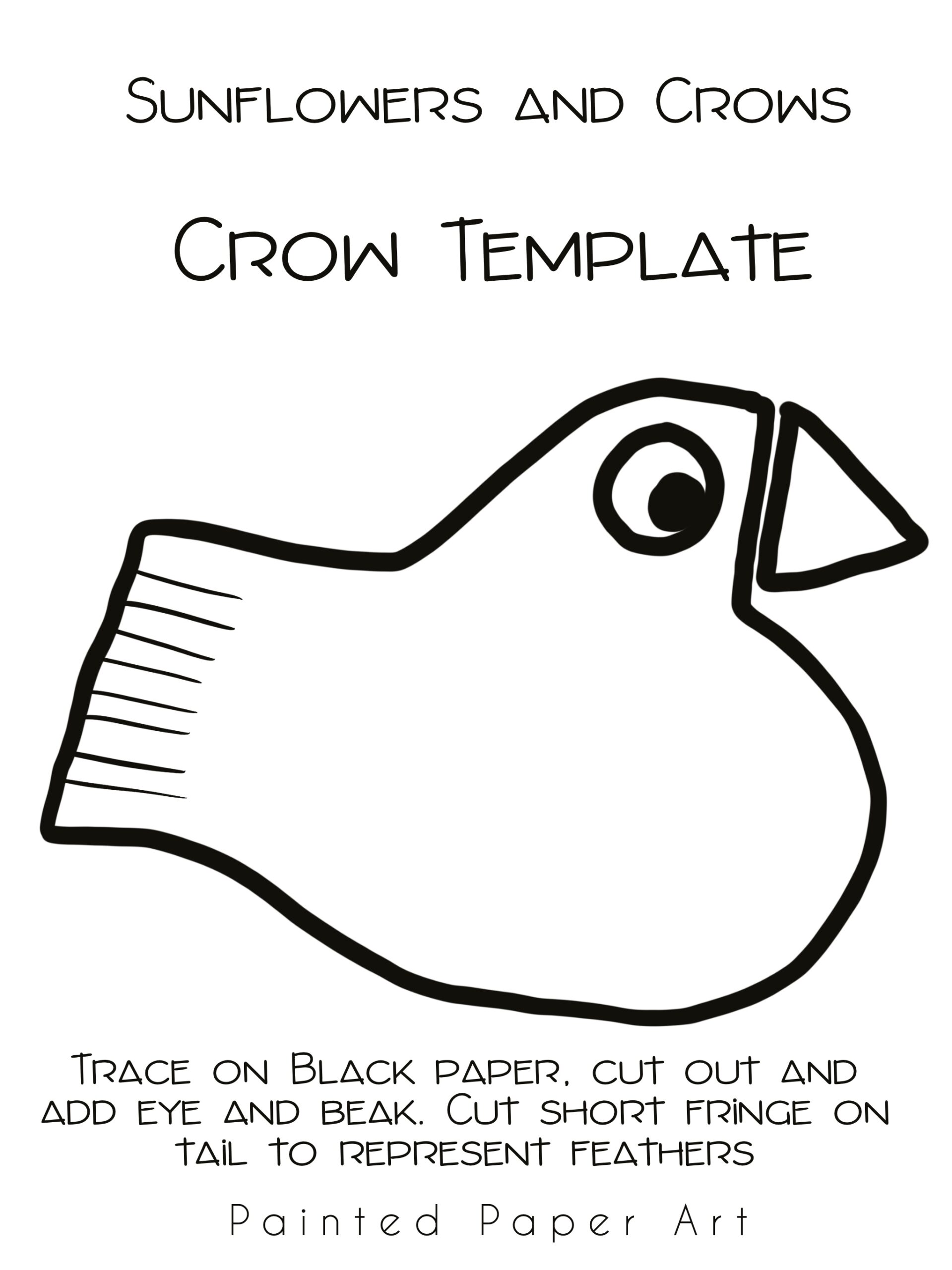 Sunflowers and Crows