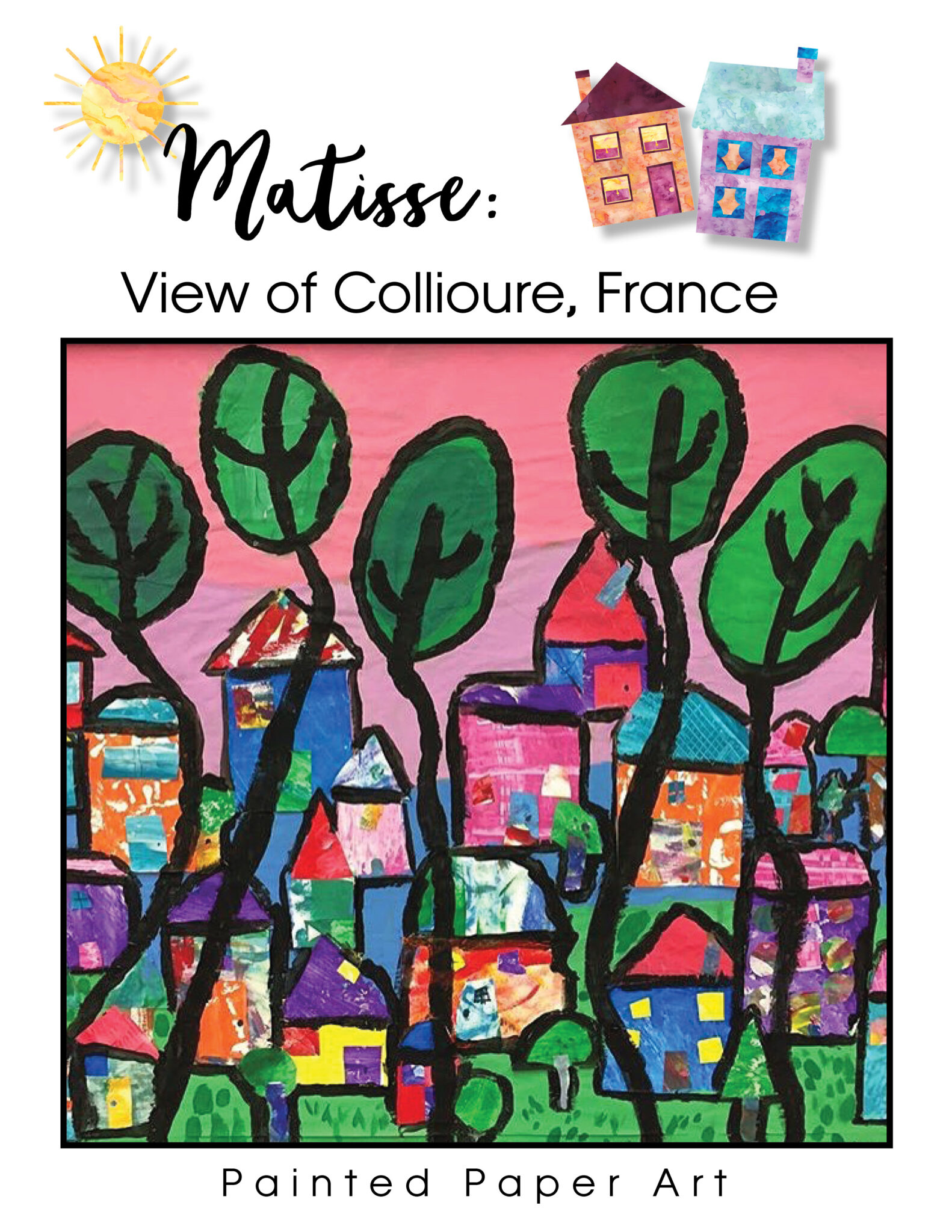 Painted Paper Art – mini masterpieces of art for kids